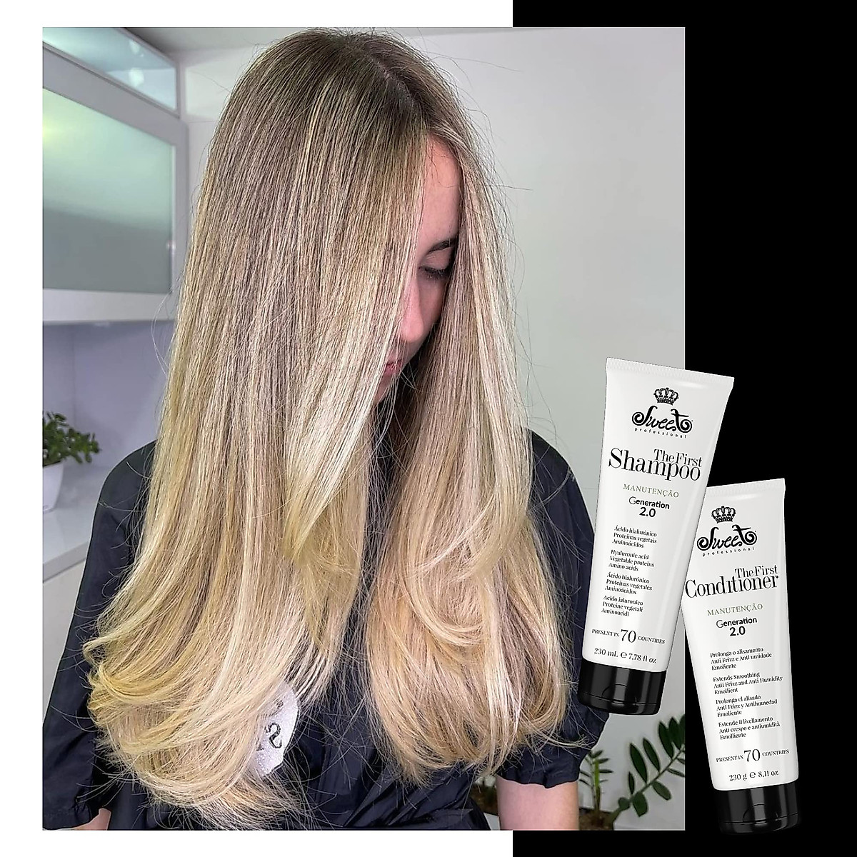 SWEET PROFESSIONAL – The First Shampoo and Conditioner - Hair Treatment (15.54 fl oz)