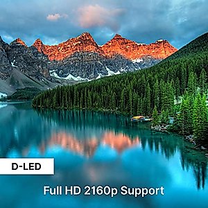 65" 2160p UHD Smart TV - Flat Screen Monitor HD DLED Digital/Analog Television w/Built-in WebOS 5.0 Operating System, HDMI, USB, AV, Full Range Stereo Speaker, Wall Mount, Includes Remote Control
