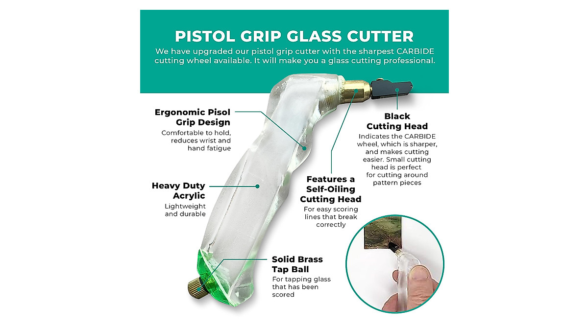 Professional Stained Glass Tool Kit with Video | High-Quality Glass Tools