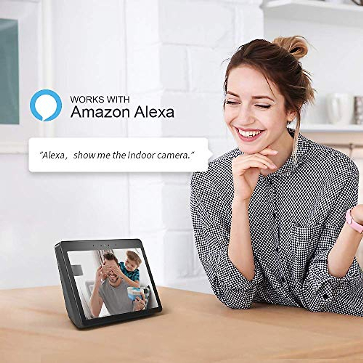 FOSCAM Home Security Camera R4S 4MP(2K) WiFi Camera, 2.4/5GHz Wireless IP Indoor Camera with AI Human Detection & Sound Detection, 33ft Night Vision, 2-Way Audio,Compatible with Alexa, White