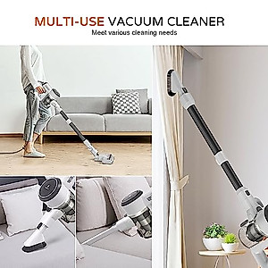 Girnoor Vacuum Cleaner, 600W Powerful 20KPA Suction Corded Stick Vacuum Cleaner with LED Floor Head, Self-Standing &Multi-Tool, Lightweight Handheld Vacuum for Hardwood Pet Hair G165