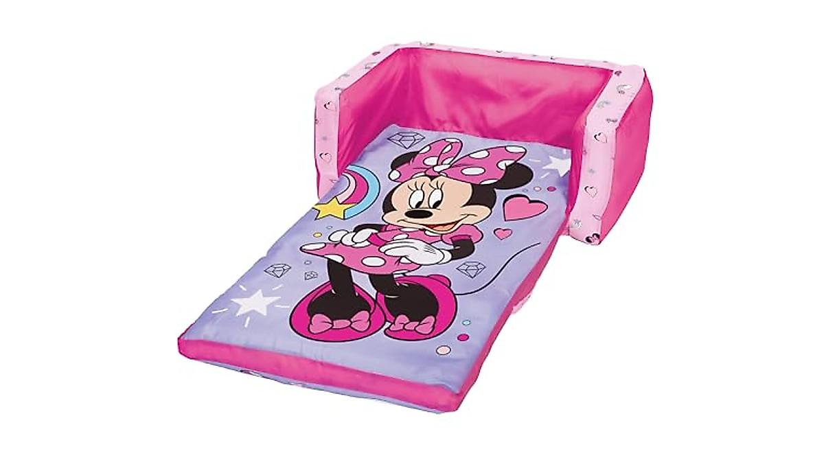 Minnie Mouse Kids Sofa Bed - 2-in-1 Inflatable Couch for Children