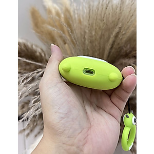 Monster Design Case for Apple AirPods Pro Case Cartoon Cover Silicone Shockproof 3D Cute Kawaii Protective Case Anti-Fall Headphone Case for Airpod Pro Case (Airpods Pro, Green Monster)