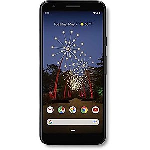 Google Pixel 3A 64GB Sprint - Just Black (Renewed)