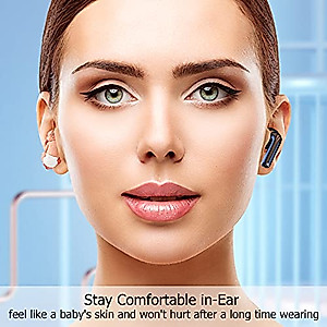 Bscame ANC Bluetooth Headphones in Ear Wireless Earbuds Wireless Earphones Sport Noise Cancelling Bluetooth 5.2 Touch Buttons Waterproof for Sports Fitness