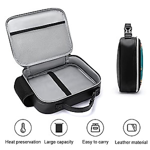 Dancing Ballerinas Printed Lunch Box Insulated Leakproof Cooler Tote Bag Reusable for Travel Work Picnic