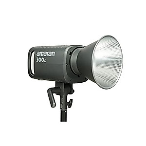 Aputure Amaran 300c RGB COB Video Light Bowen Mount 2,500K to 7,500K CCT with G/M Adjustment 26,580 lux @ 1m with Hyper Reflector Support APP Control