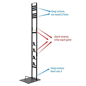 BRIGHTSHOW Vacuum Stand for Dyson V15 V11 V10 V8 V7 V6,Stable Metal Storage Bracket Holder for Handheld DC30 DC31 DC34 DC35 DC58 DC59 DC62 Cordless Vacuum Cleaners Accessories (Grey)