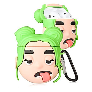 Oqplog for Airpod 2/1 for AirPods Case 3D Cute Fun Cartoon Fashion Funny Character Air Pods 2&1 Cover Design for Girls Women Teen Boys Kids Unique Kawaii Trendy Animal Soft Silicone Cases – Bad Guy