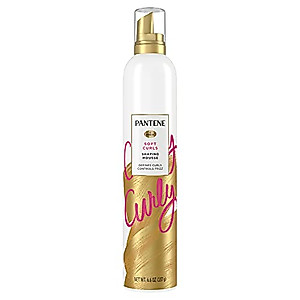 Pantene Pro-V Curl Mousse to Tame Frizz for Soft, Touchable Curls, 6.6 oz