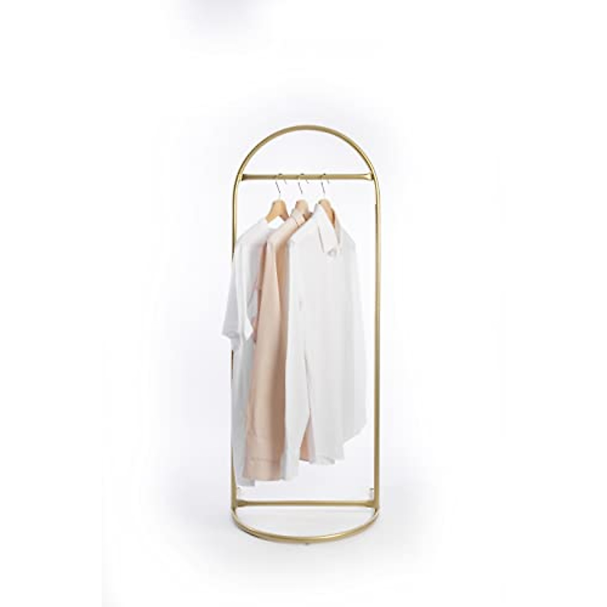 VEGAINDOOR Oval Metal Clothes Rack Strong Garment Rack, Industrial ...