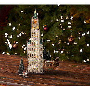 Department 56 Christmas in The City Village Art and Architecture Woolworth Lit Building, 19.33 Inch, Multicolor