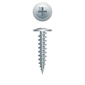 #8 x 2-1/2" Phillips Modified Truss Head ZINC Plated Screws 2,000ct | 95MZ