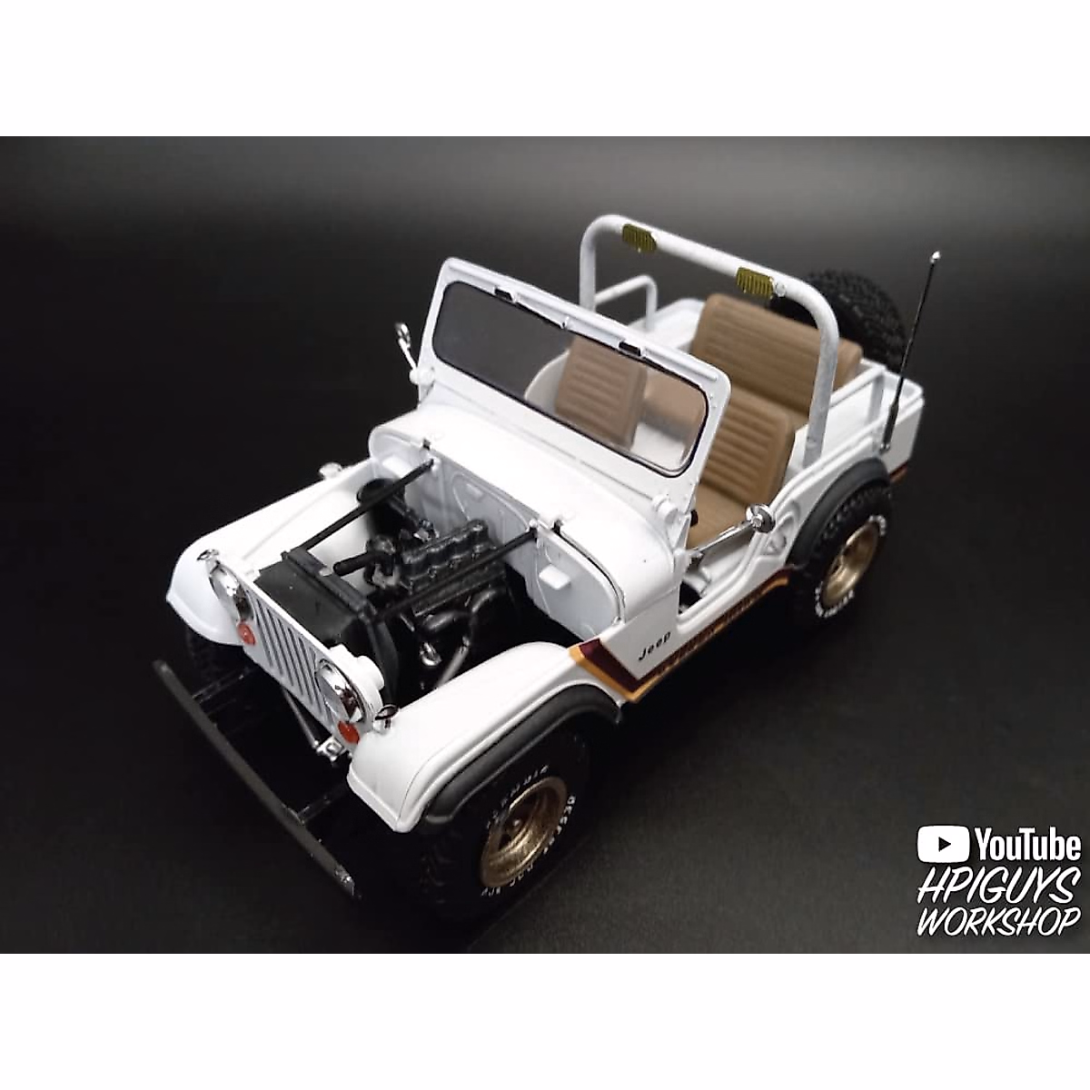 MPC 1981 Jeep CJ5 Golden Hawk 1:25 Scale Model Kit