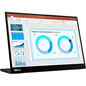 Lenovo ThinkVision M14d 14" Class LCD Monitor - 16:10 - Raven Black