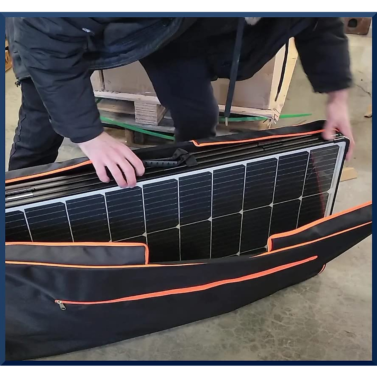 LightHarvest 400-Watt Portable Monocrystalline Solar Panel