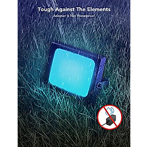 Govee Outdoor Lights, Flood Lights Uplight 2 in 1, LED Landscape Lighting, Low Voltage Landscape Lights, IP65 Pathway Lights with App Control, 35 Scene Modes, Patio Lights, Garden Yards, Wired 2 Pack