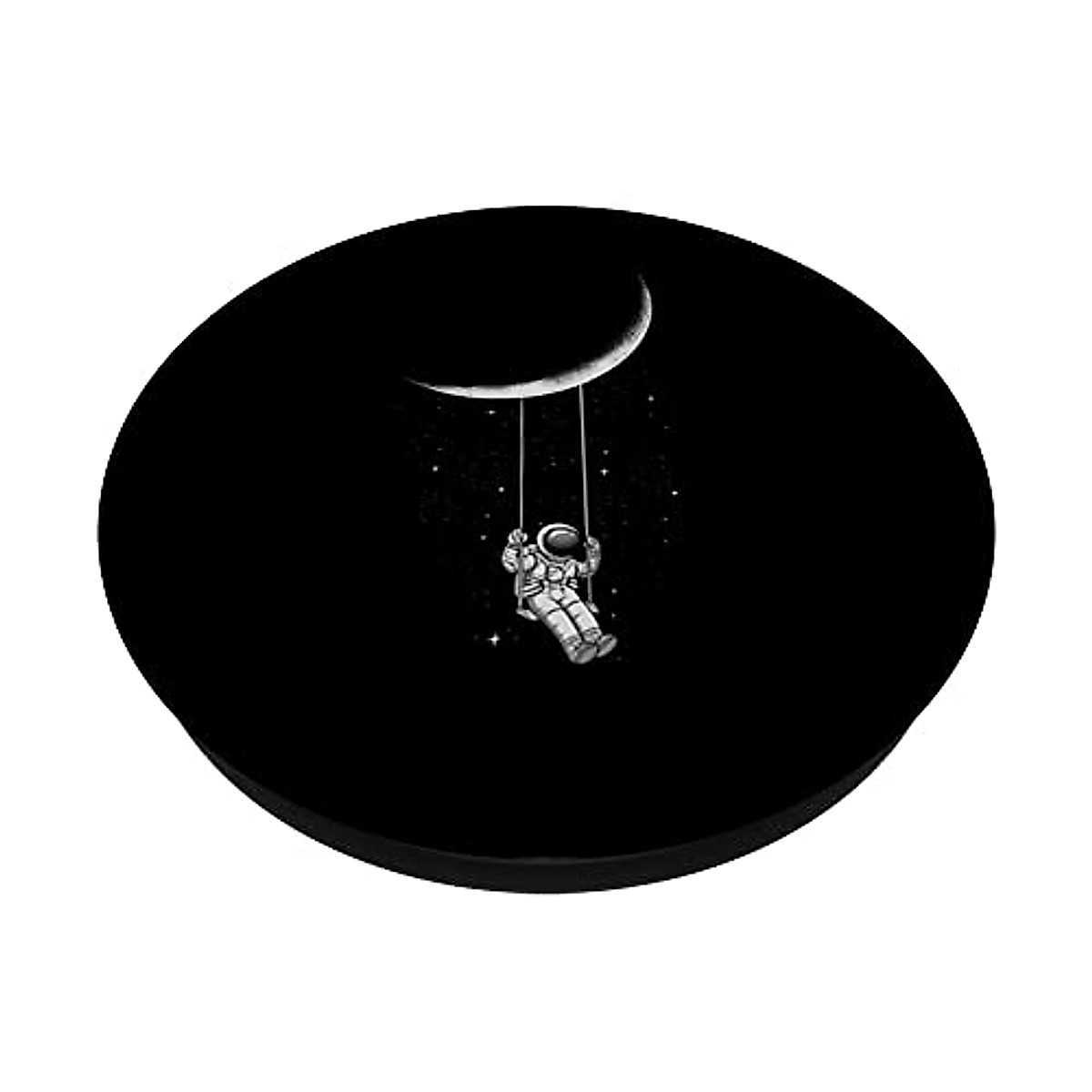 Moon Swing Astronaut Stars Space Man Funny PopSockets Swappable PopGrip