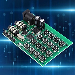 AE11A04 DTMF Generator Module 5~24VDC Audio Generator Board Dual Encode Transmitter for Dialing Keyboard