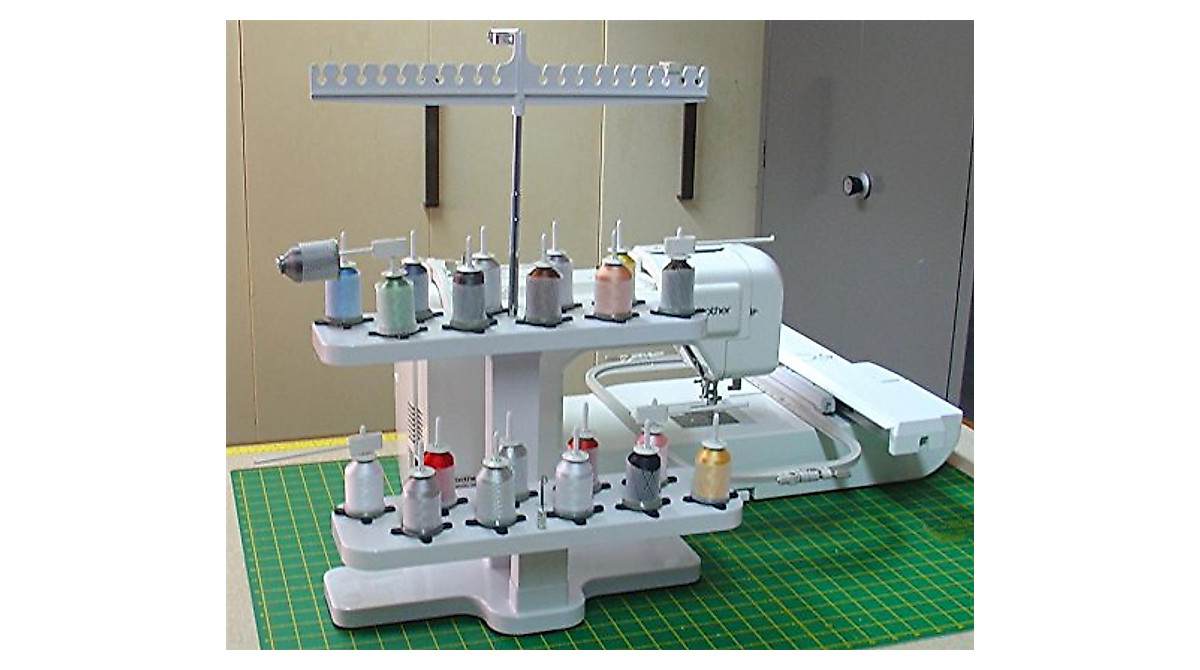 Embroidex 20 Spool Thread Stand for All Home Embroidery Machines