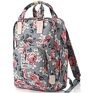 YAMTION Laptop Backpack Women 15.6 Inch,Stylish School Backpack for Girls Schoolbag Student,Travel Rucksack Business College Knapsack Computer Book Bag for Student