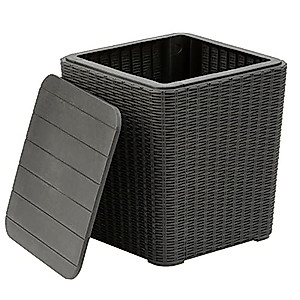 National Outdoor Living SV42-1810220 Arendal Collection All-Weather Storage Deck Box, Brown