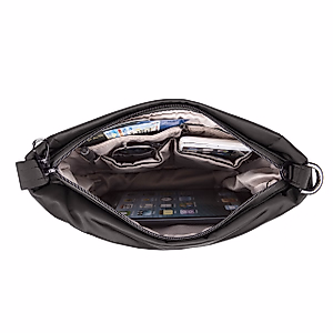 Travelon Expansion Crossbody Bag, Black, One Size