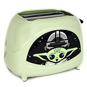 Uncanny Brands Star Wars The Mandalorian The Child 2-Slice Toaster- Toasts Baby Yoda onto Your Toast