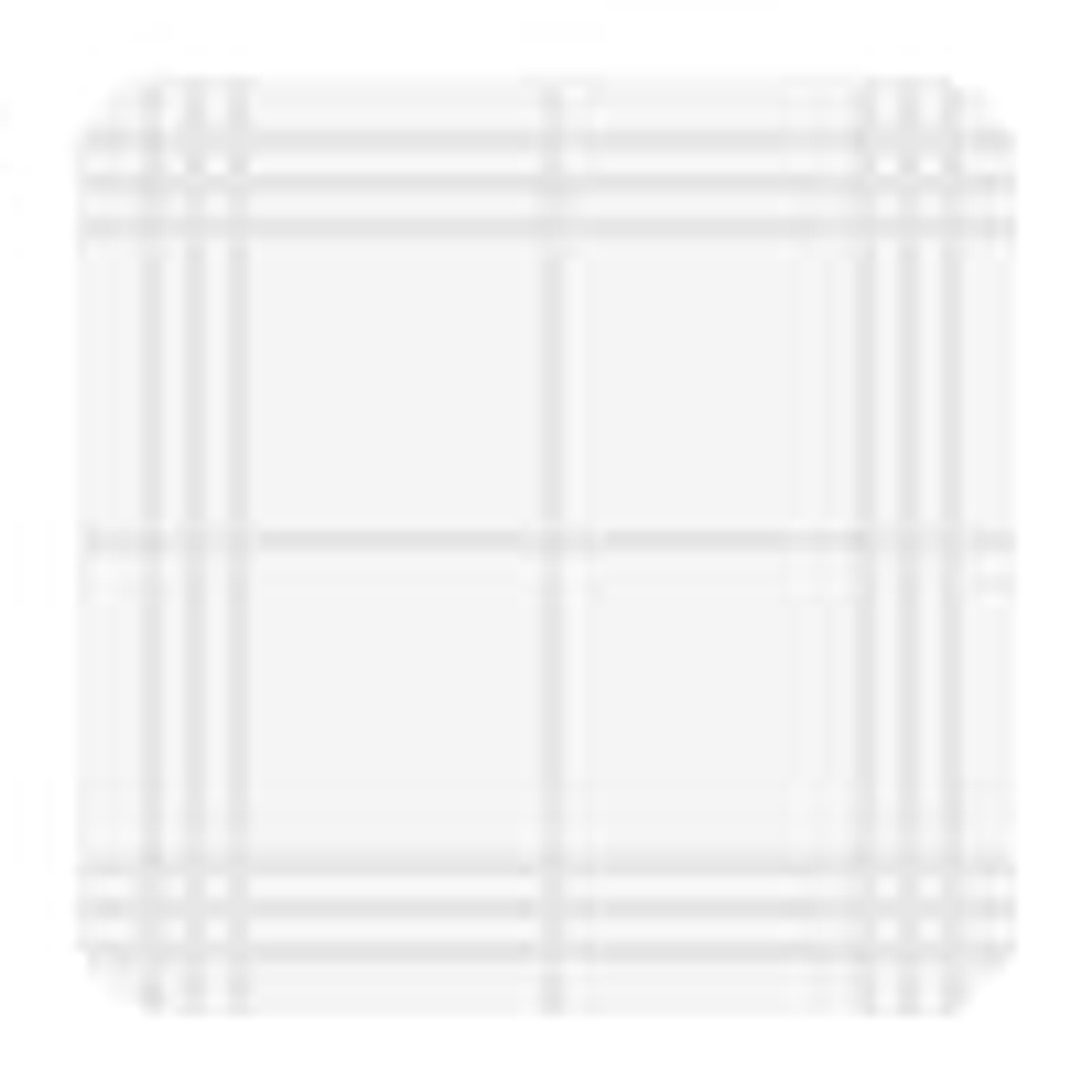 Pizuna Cotton Full Duvet Cover Set, 300 Thread Count Long Staple Cotton Sateen Weave with Button Closure (Combed Checks Luxury White Cotton Duvet Cover Full)