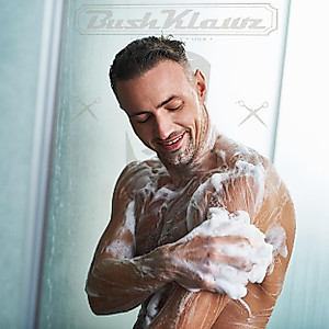 LUMBER PRINCE Men's Original All in One 3-in-1 Shampoo, Conditioner, Hair, Beard and Body Wash - American Viking Crew Cannon with Bulldog Duke PH Ballwash