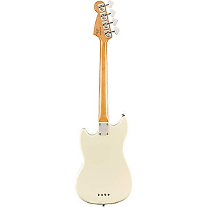 Squier Classic Vibe 60s Mustang Bass, Olympic White, Laurel Fingerboard