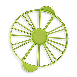 Round Cake Slice & Pie Slicer Marker, Cake Divider, Cheesecake Cutter, Double Sided Cake Portion Marker, 10 or 12 Slices-Works for Cakes Up To 16-Inches Diameter