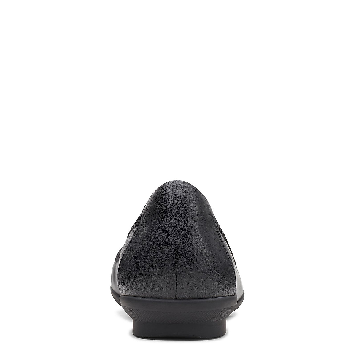 Clarks Women's Sara Bay Ballet Flat, Black Leather, 8.5