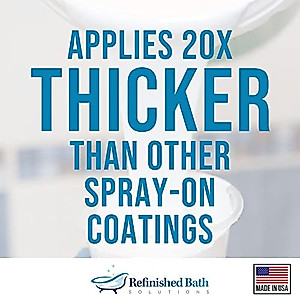 Ekopel Pour On Bathtub Refinishing Kit - No VOC - Made in The USA - Most Durable Tub Reglazing - Longest Lasting Tub And Countertop Paint- Gloss White
