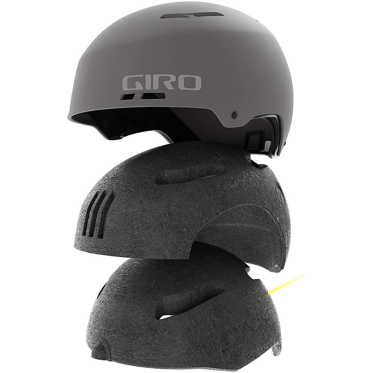 Giro Emerge Spherical Ski Helmet - Snowboard Helmet for Men, Women & Youth - Matte Black - Size M (55.5-59cm)