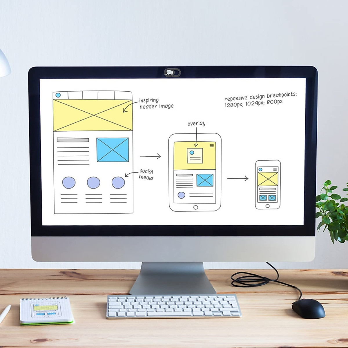 OSALADI Webcam Cover Webcam Cover Slider 2PCS Cute Elephant Pattern Web Camera Cover for Phone Laptop Tablet Camera Cover Slide Privacy Blocker Webcam Cover Computer Camera