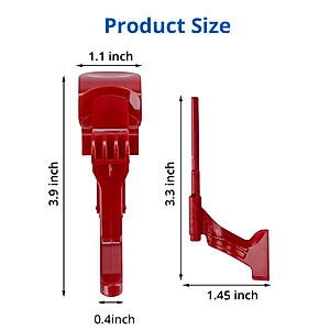 SuperDi Vacuum Cyclone Red Canister Button Release Catch Clips Compatible with Dyson DC41, DC43 DC65