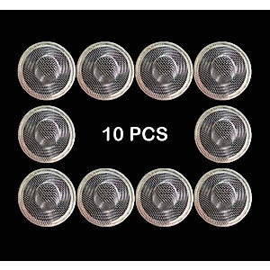 Beyoslf 10PCS Mesh Sink Drain Strainer Hair Catcher, 2.125'' Stainless Steel Slop Basket Filter Trap, Bathtub Sink Drain Screen Filter Cover Mesh Bathroom Bathtub RV Laundry Lavatory Balcony Utility