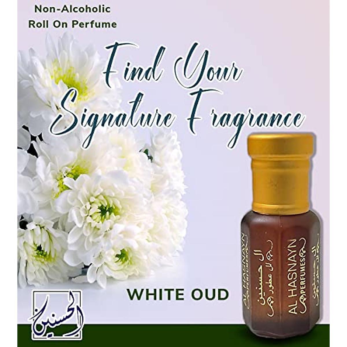 AL HASNAYN ENTERPRISES WHITE OUD Mens Cologne Perfume Essential oil Roll-On Attar (Limited Edition) 6ml Alcohol Free Natural Oud Perfumes Fragrance | Long Lasting Attar | Gifts for mens | (white oud)