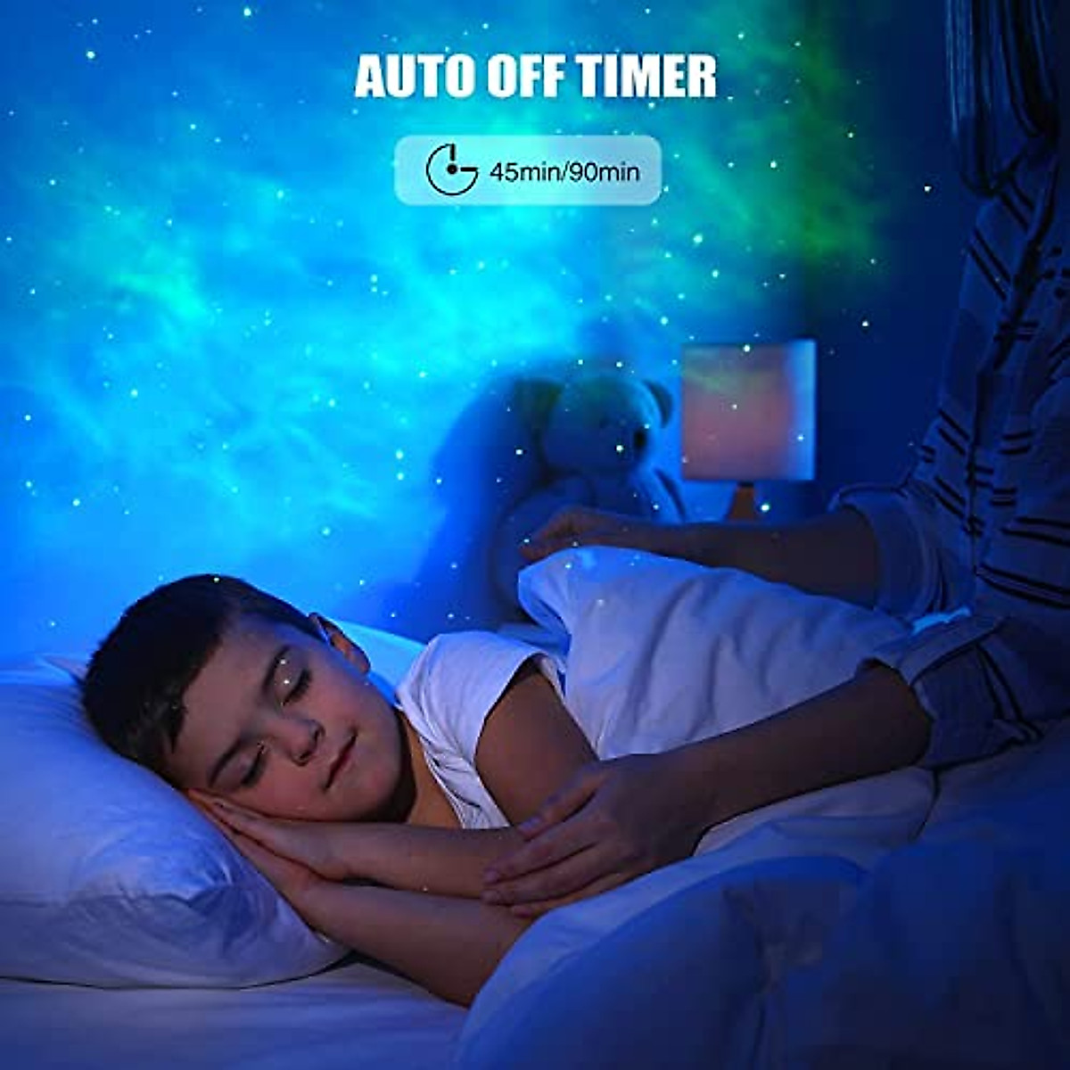 Astronaut Light Projector, Galaxy Star Projector Night Light, Ceiling Projector for Kids with Nebula, Aurora. Timing and Remote. for Bedroom, Living Room, Gaming Room.