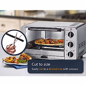 Silicone Oven Rack Shields by Linda’s Essentials (3 Pack) | Heat Resistance Silicone Oven Rack Protectors Guards Against Burns and Scars | 14 Inches Long (Black)