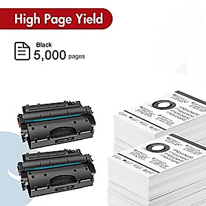 120 Toner Cartridge 2-Pack Compatible Replacement for Canon 120 Toner Cartridge CRG-120 CRG120 for Canon imageCLASS D1120 D1550 D1150 D1320 D1350 D1520 D1100 D1370 D1180 D1170 MF6680DN MF417dw Black