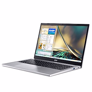 acer Aspire 3 Slim Laptop, 15.6" FHD IPS Display, AMD 4-Core Ryzen 3 7320U (Beat i7-1160G7), AMD Radeon Graphics, 8GB LPDDR5, 512GB PCIe SSD, Webcam, Wi-Fi 6, Keypad, USB-C, PDG HDMI, Win 11 Pro