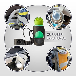 Trustic - Child Cup Holder for Convertible Car Seats - Compatible with Britax ClickTight Marathon, Boulevard, Advocate Car Seats – Black