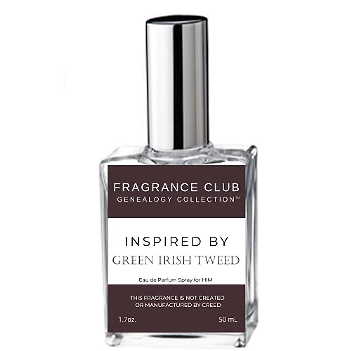 Fragrance Club Genealogy Collection Inspired by Green Irish Tweed for Men, EDP 1.7 oz., Mens fragrance, It is a classic fragrance that never goes out of style