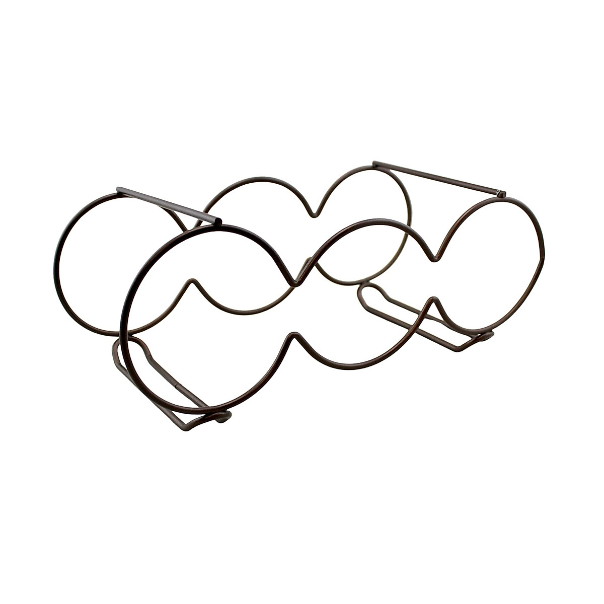 Stackable Table Top Wine Rack Bottle Holder (Bronze)