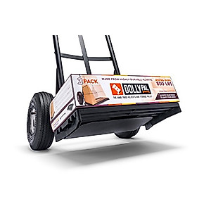 Dolly Pal Hand Truck Helper and Mini Storage Pallet 18" x 10" x 1.5" (3-Pack Box)