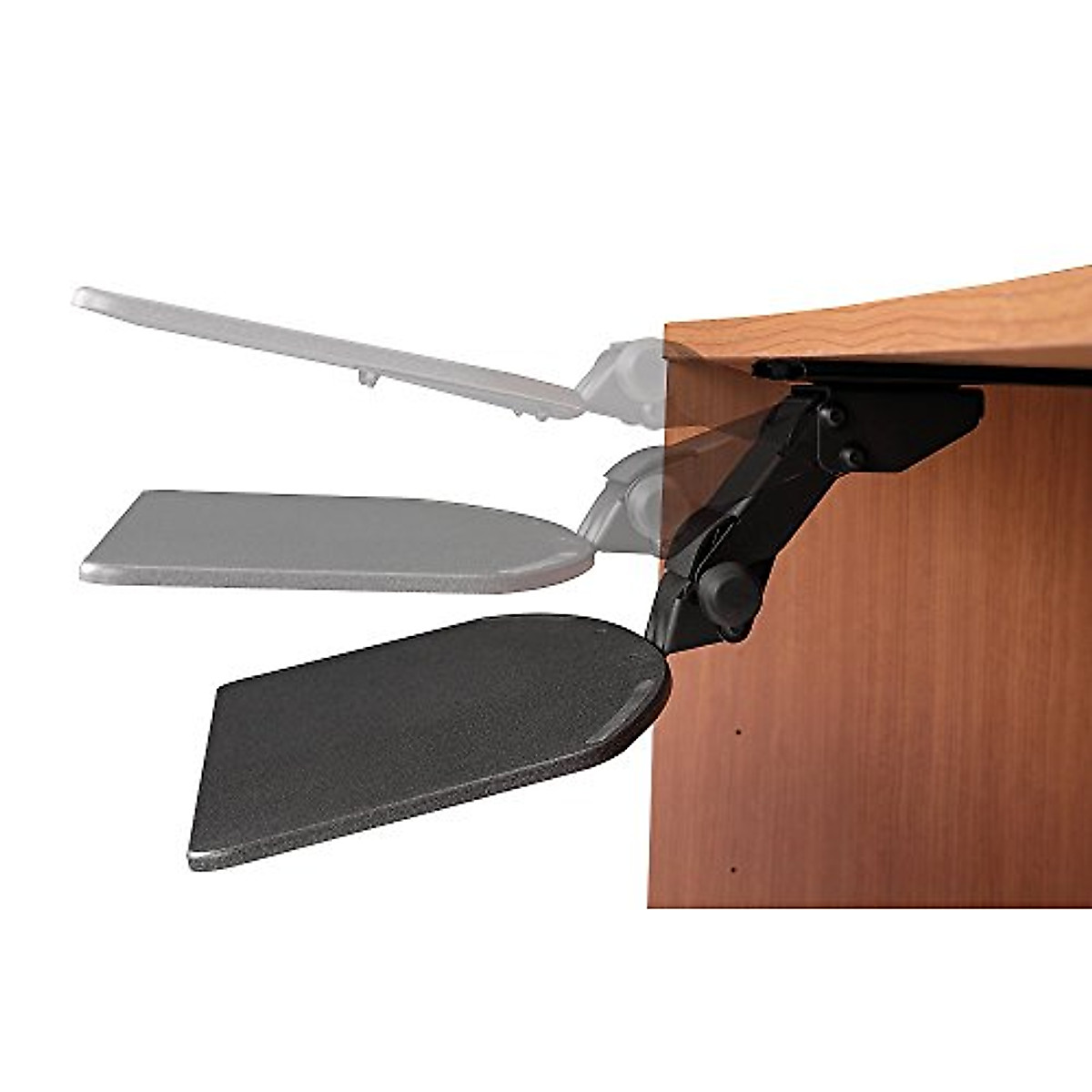 Bush Business Furniture Articulating Keyboard Tray with Galaxy Finish