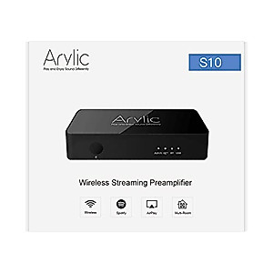 Arylic S10 WiFi & Bluetooth 5.0 preamplifier/Audio Receiver, Wireless multiroom/multizone Home Stereo Music Receiver Circuit Module with Airplay，Spotify Connect and Remote Control for DIY Speakers