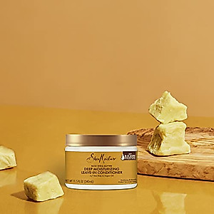 SheaMoisture Raw Shea Butter Deep Moisturizing Leave-in Conditioner for Curly Hair - Moisturizes and Smooths 11.5 oz